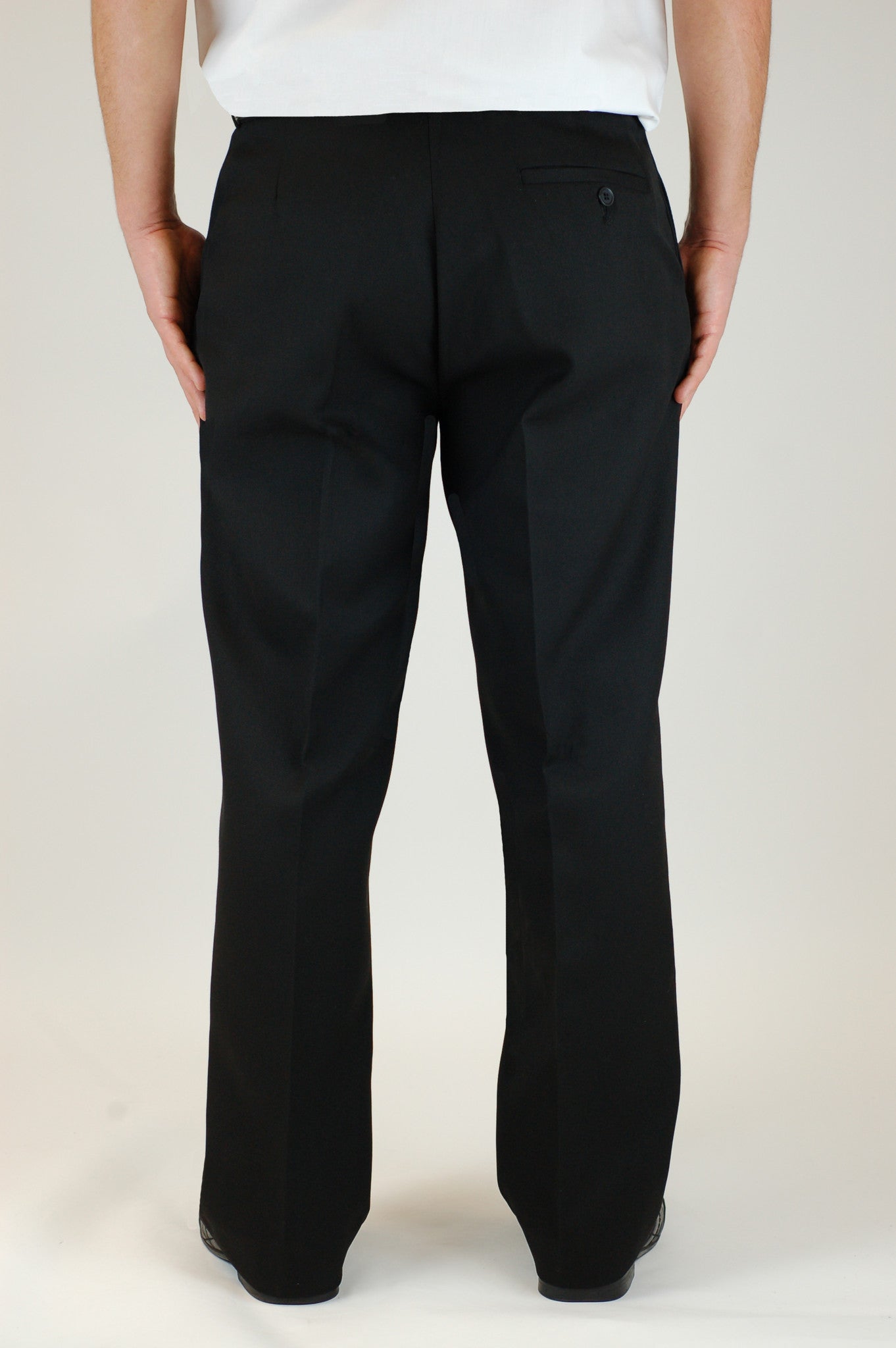 Sturdy Fit Black Trousers - Fletcher Sports